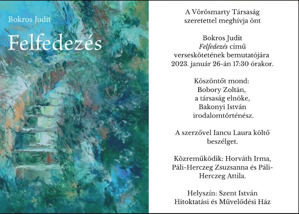 Székesfehérvár Városportál - Bokros Judit Felfedezés című kötetét ...